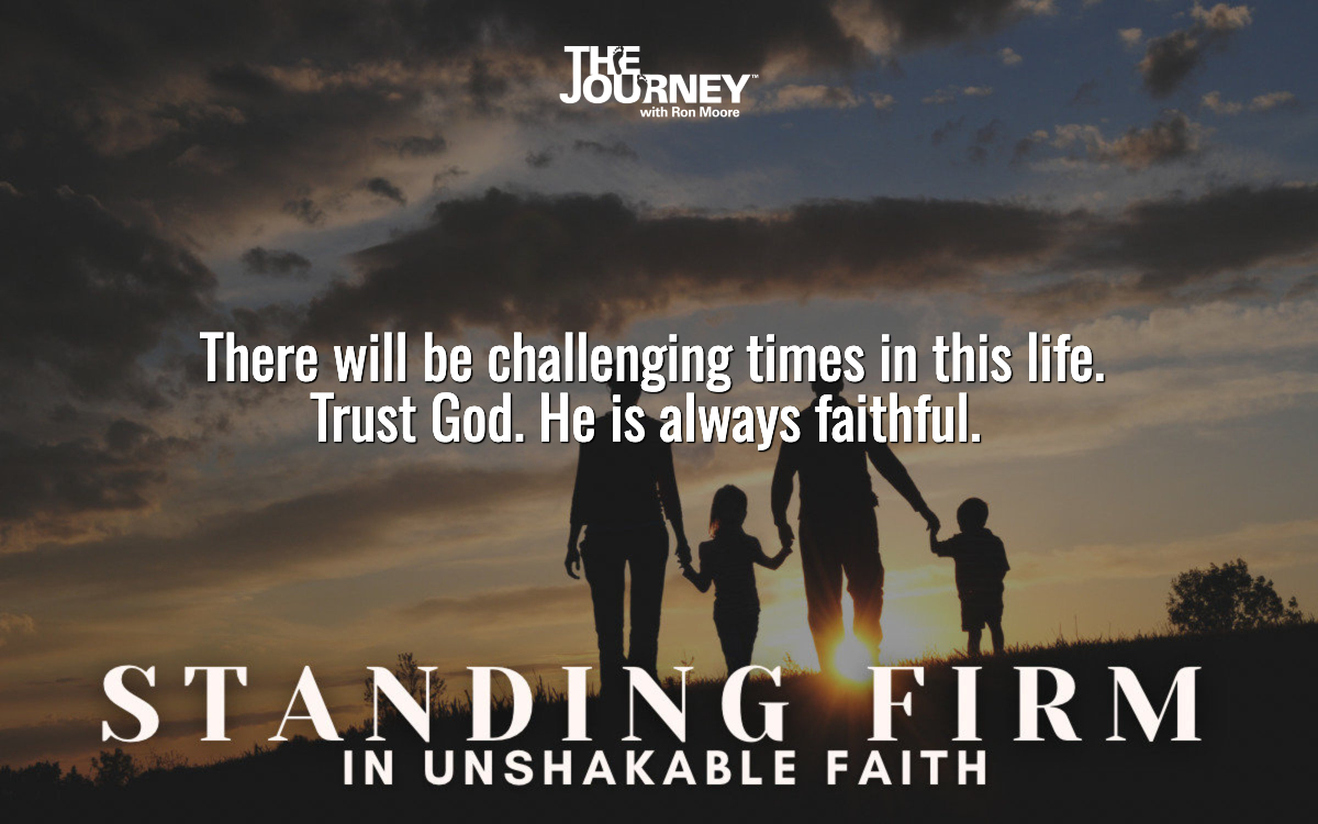 Standing Firm in Unshakable Faith: Hold Fast to Integrity - The Journey ...
